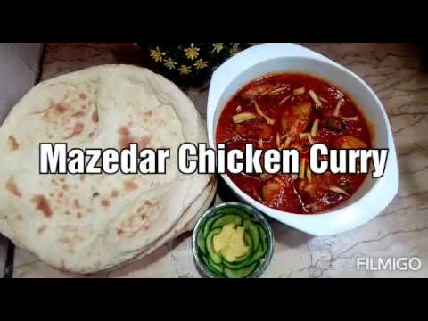 Mazedar Chicken Curry - YouTube
