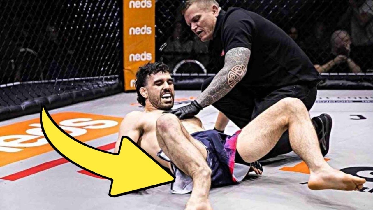 MMA fighter Jake Becker Injury at The Eternal MMA 66 - YouTube