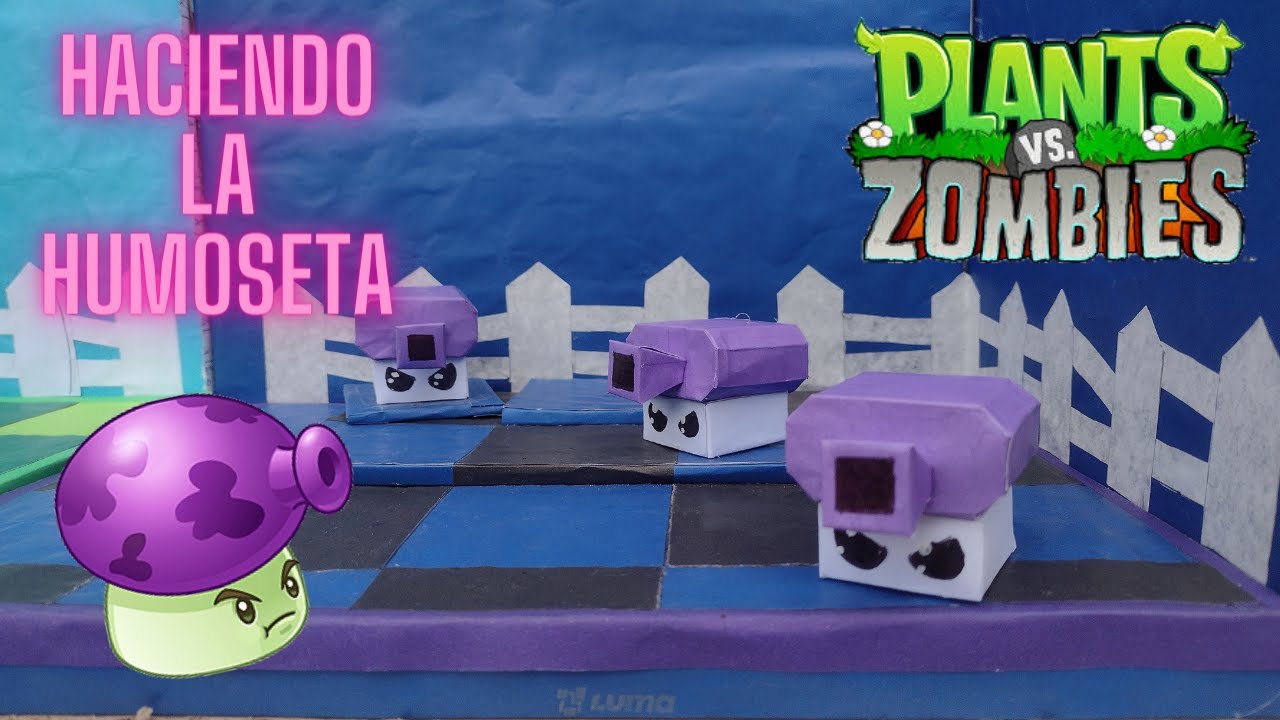 Cómo hacer la HUMOSETA de PVZ -PAPERCRAFT- - YouTube