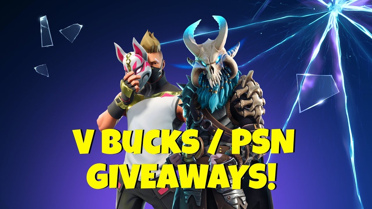 Fortnite Battle Royale Live Stream and V Bucks Giveaways! - YouTube
