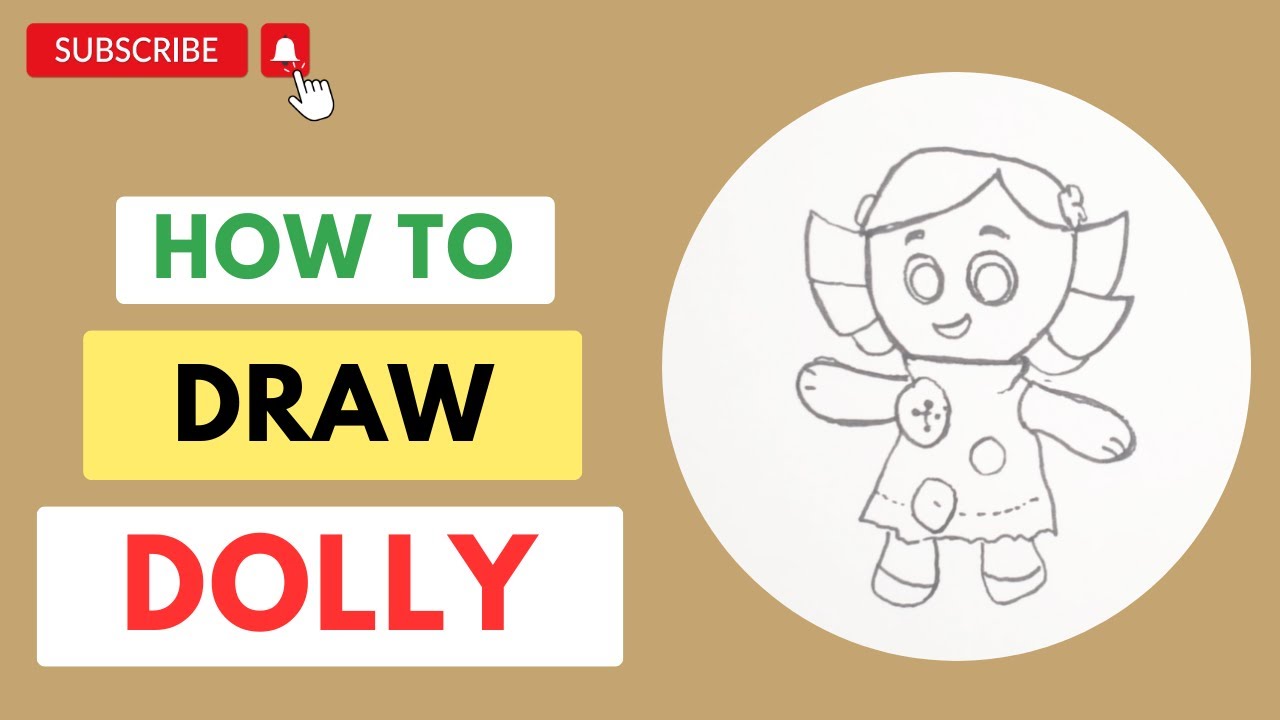 HOW TO DRAW DOLLY - DOLLY FAN ART INSPIRATION - YouTube