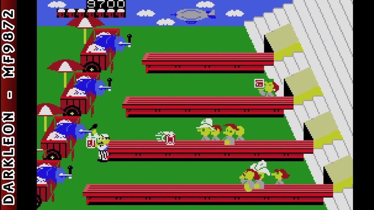 Colecovision - Root Beer Tapper © 1984 Coleco - Gameplay - YouTube