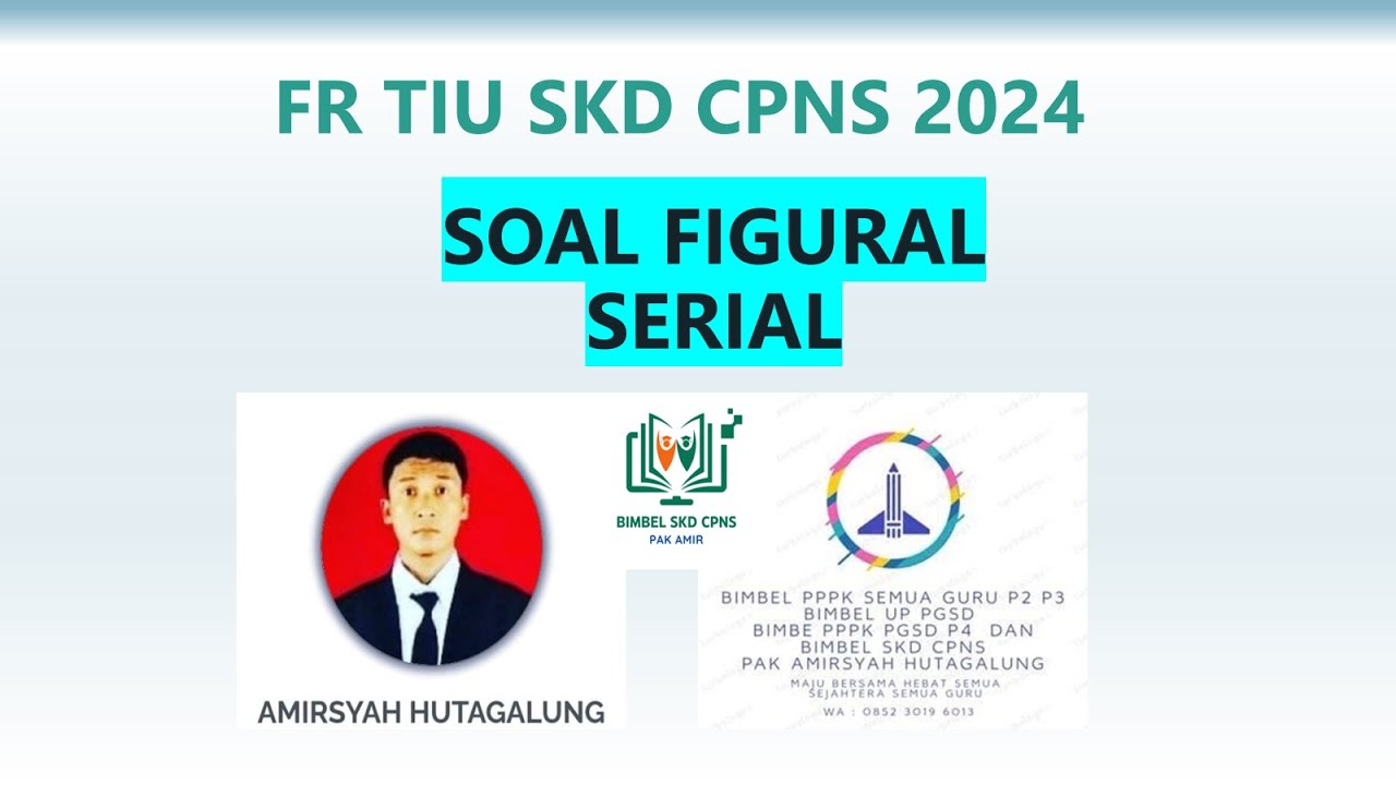 SOAL FR FIGURAL SERIAL ( SOAL FIGURAL BANYAK KELUAR) - YouTube