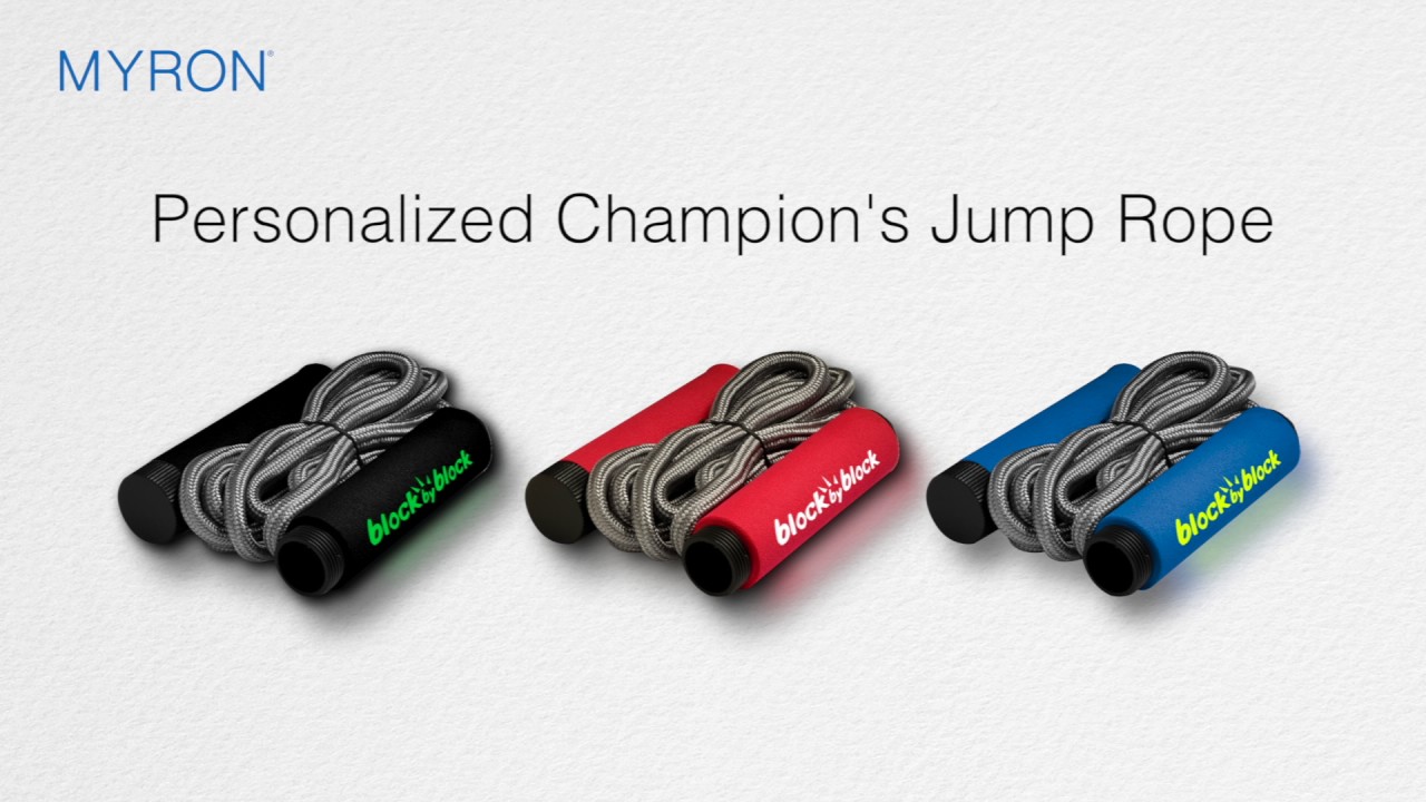 Personalized Champions Jump Rope - YouTube