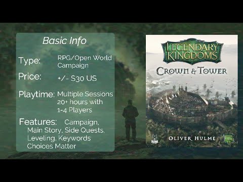 Legendary Kingdoms: Crown and Tower RPG Gamebook Review - YouTube