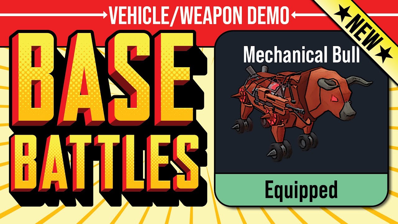 Roblox Base Battles Mechanical Bull (Demo) - YouTube