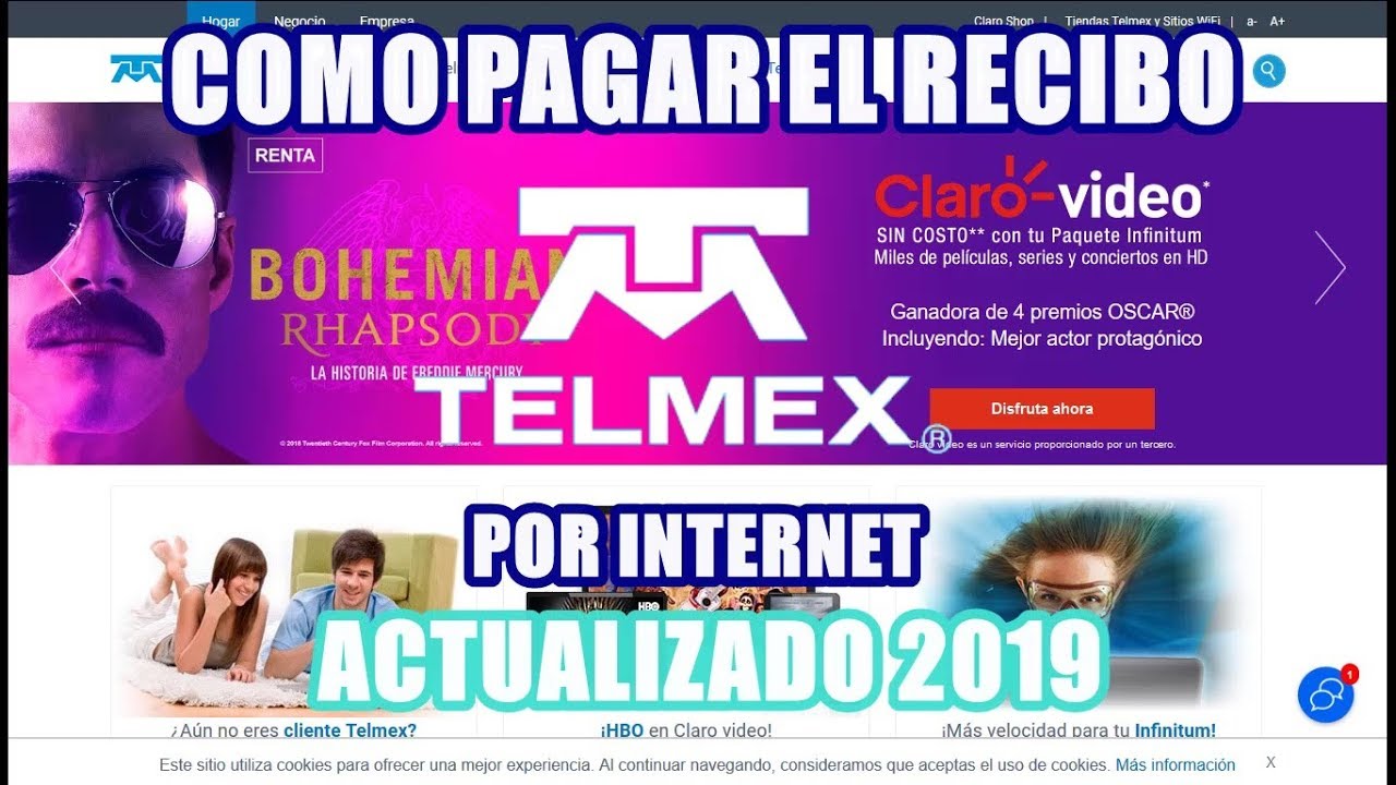 COMO DESCARGAR Y PAGAR EL RECIBO TELMEX POR INTERNET 2019 - YouTube