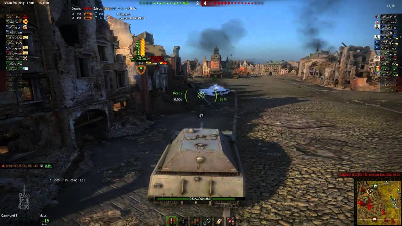 World of Tanks. Mighty Maus :) - YouTube