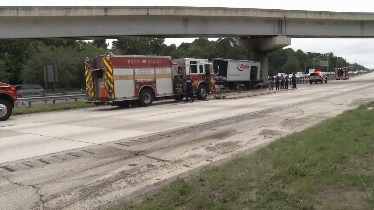 I-95 Reopens after deadly fire - YouTube