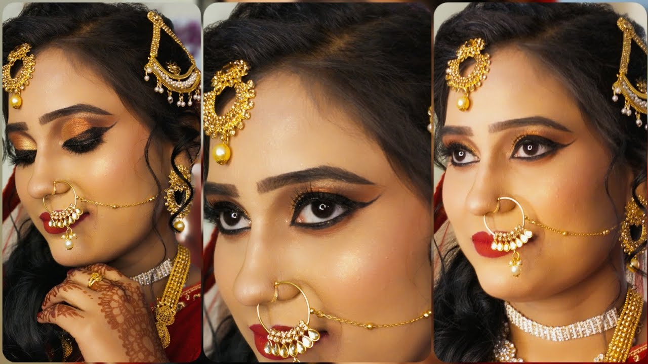 Muslim HD Bridal Makeup Look|| STEP-BY-STEP Bridal makeup tutorial ...