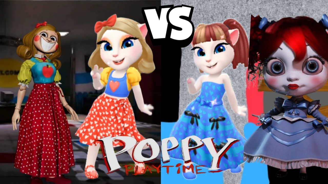 My Talking Angela 2 | Poppy Playtime Chapter 3 | Miss Poppy 🆚 Miss ...