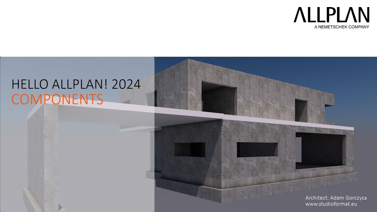 Hello Allplan! 2024 - Components - YouTube