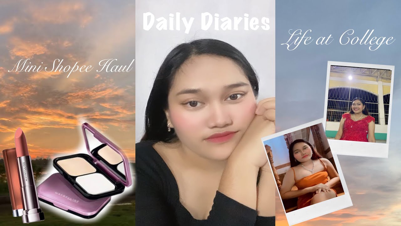Daily diaries: College Life, Shopee Haul, Study with me📚 - YouTube