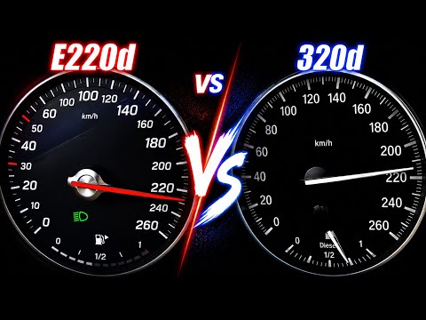 Mercedes E220d vs BMW 320d | Top Speed Test