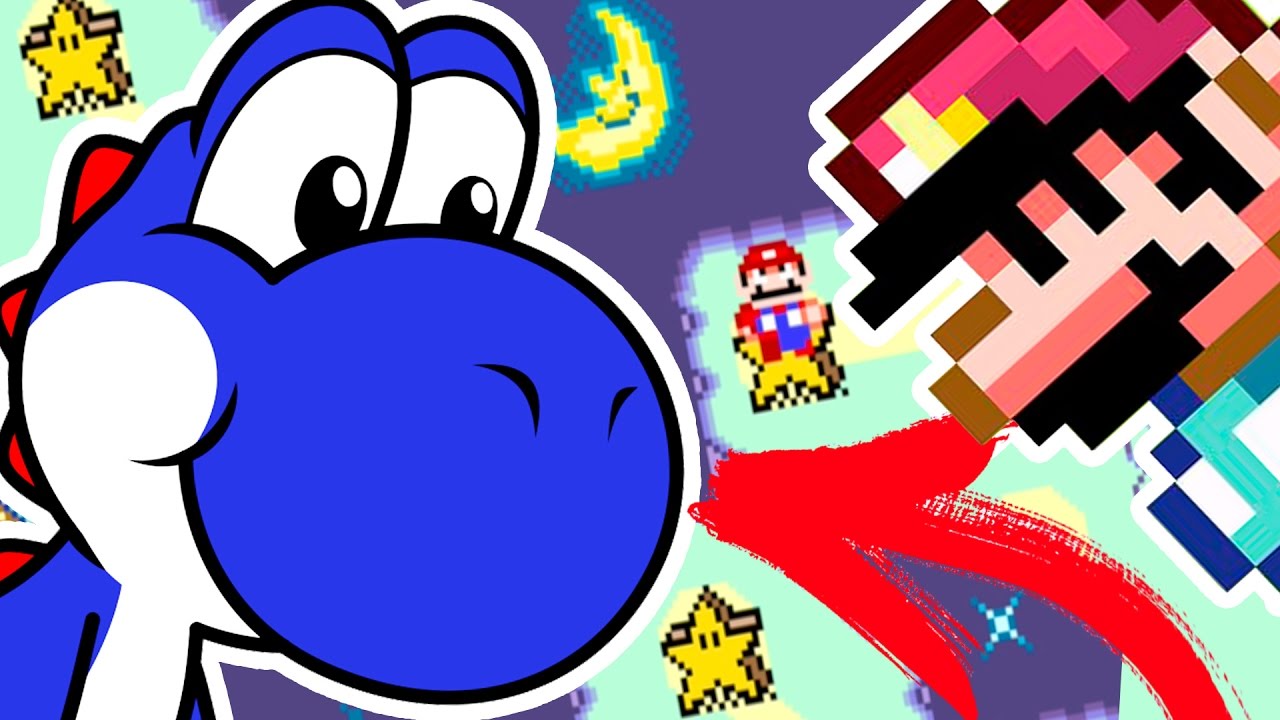 UN YOSHI AZUL SALVAJE APARECE | Super Mario World - YouTube