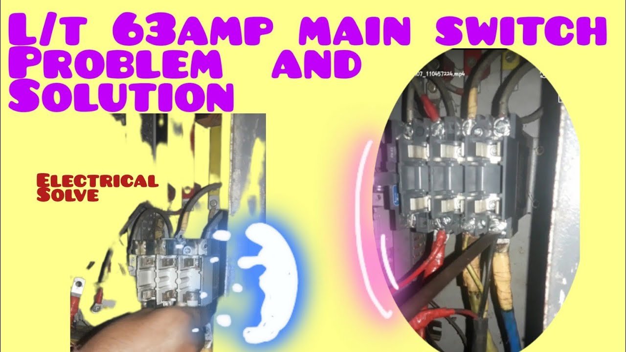 L/T main switch problem and solve. on field full revew - YouTube