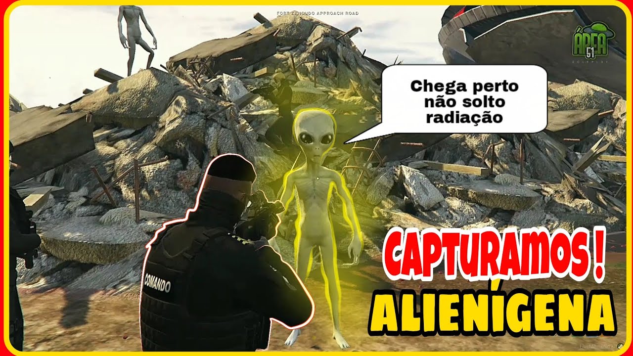 Alienígena invadem a terra , Será ele um ser evoluído ? ou somente um ...