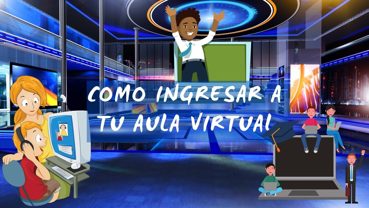 tutorial como ingresar a tu aula virtual - YouTube