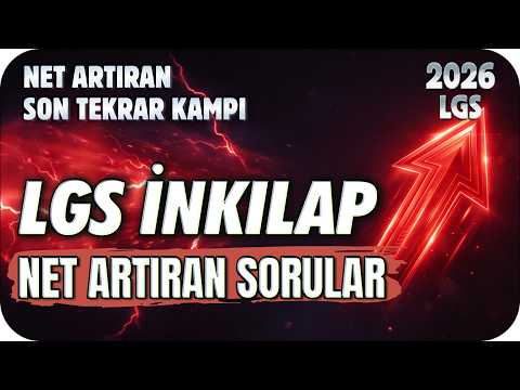 LGS İnkılap Soru Çözümü | Net Artıran Son Tekrar Kampı #2026LGS