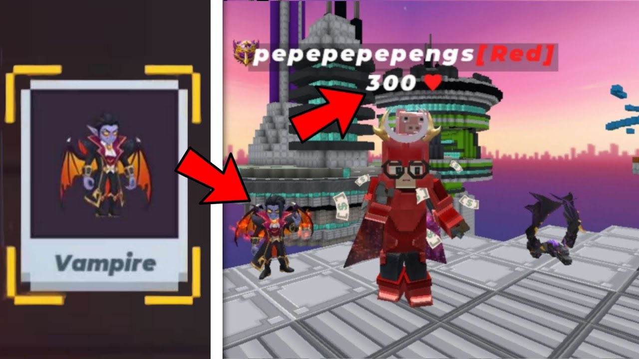 +30 HP in One Second!? Testing Vampire Pet (Blockman Go) - YouTube