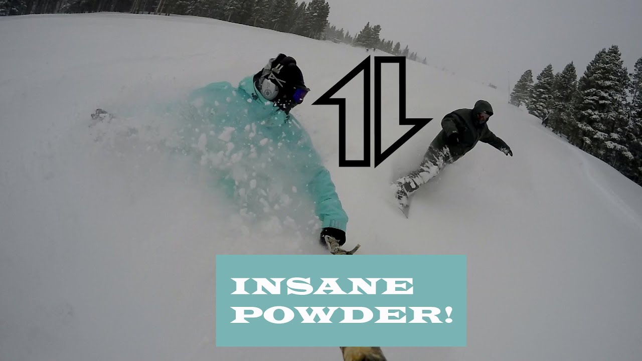 Snowboarding INSANE powder - YouTube