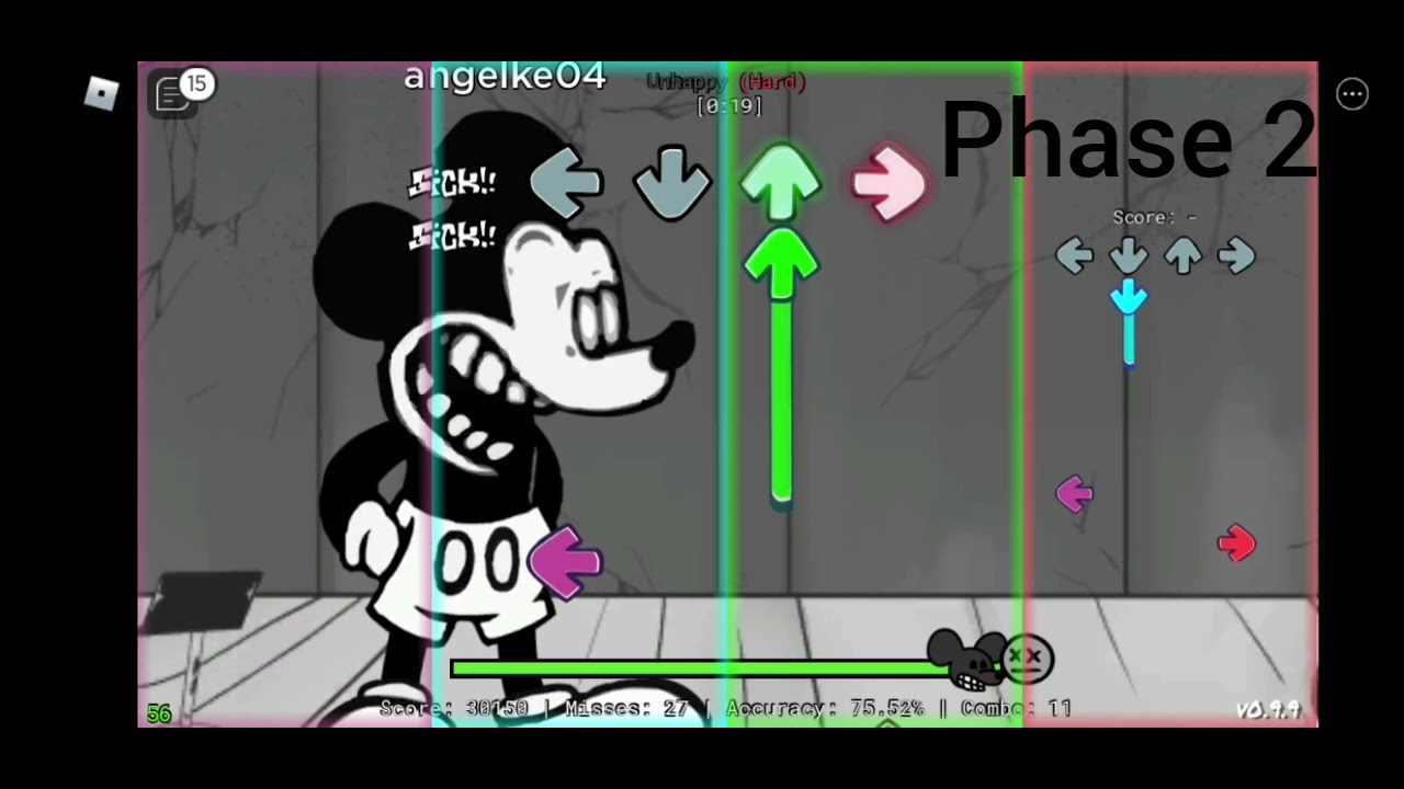 FNF Mouse.AVI Unhappy with ALL Phases - YouTube