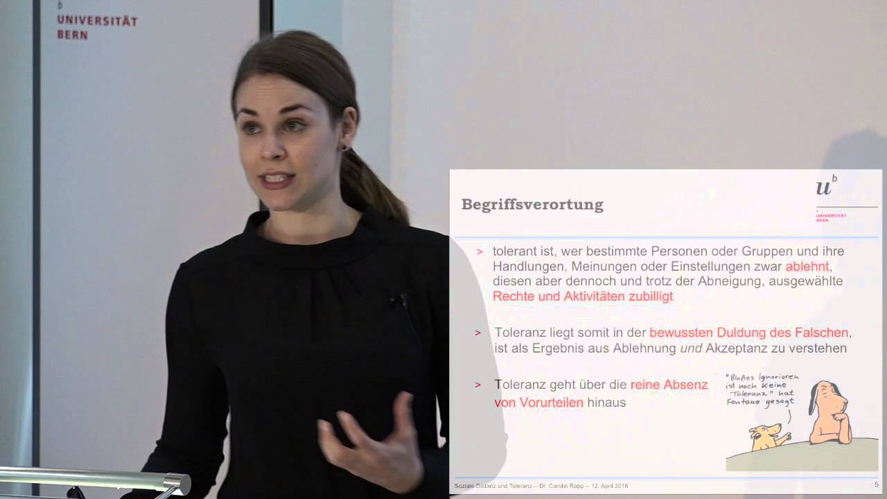 Dr. Carolin Rapp: Soziale Distanz und Toleranz gegenüber Immigranten in ...