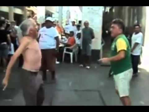 THE MOST EPIC OLD MAN FIGHT + DUBSTEP - YouTube