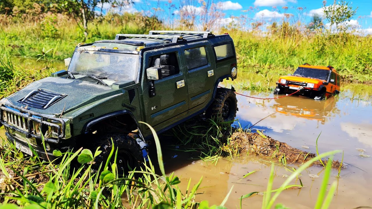 Вытащил бедолагу на Land Rover. Но в итоге УТОНУЛИ ОБА! Hummer H2 и ...