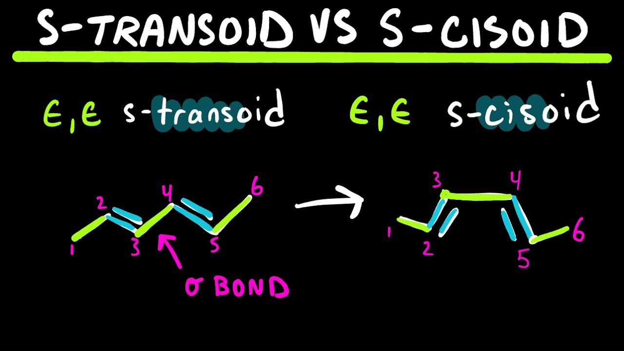 s-transoid VS s-cisoid dienes - YouTube
