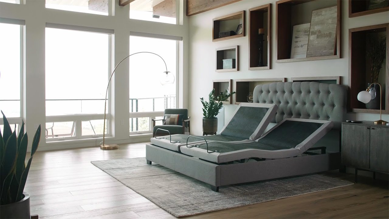 MALOUF - M555 Adjustable Bed Base - YouTube