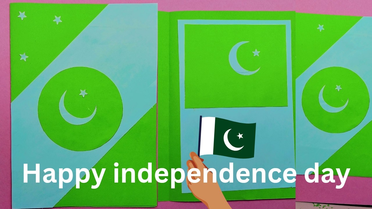paper card for independence day /independence day craft / #independence ...