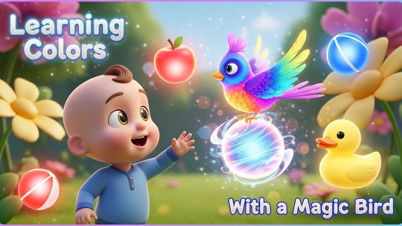 Learning Colors With Magic Bird 🐦🌈 | Fantasy Song for Kids | Learn ...
