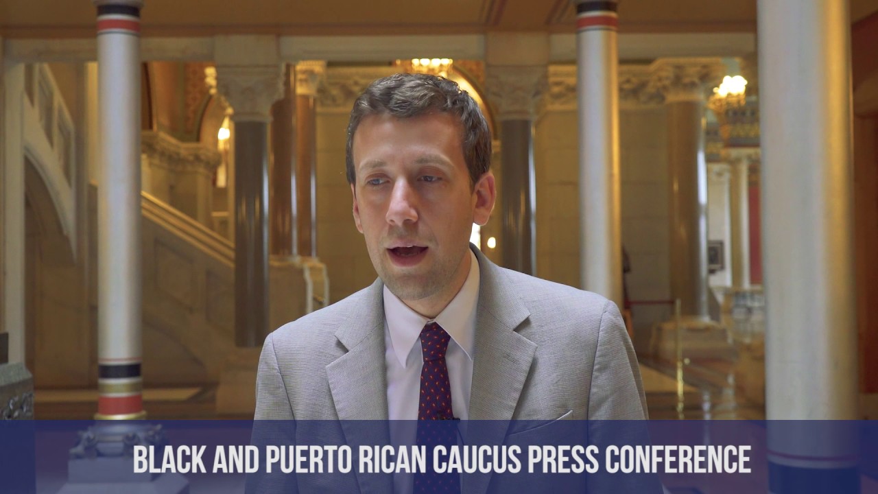 State Representative Matt Lesser at the BPRC Press Conference - YouTube