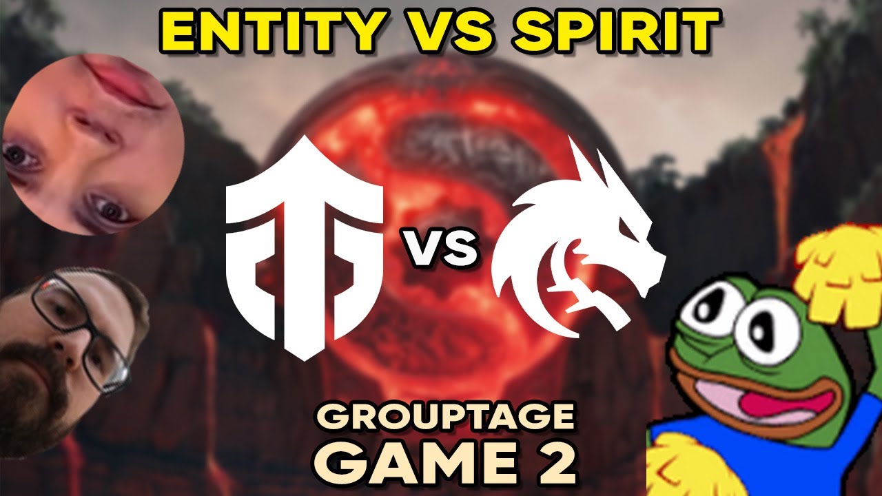 Casting Entity vs Spirit , Group Stage Game 2, The International 2022 ...