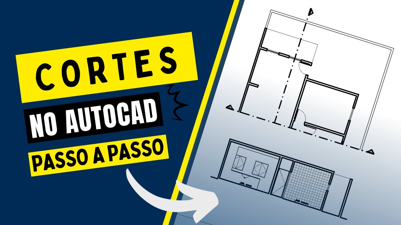 Como fazer CORTES no AUTOCAD - YouTube