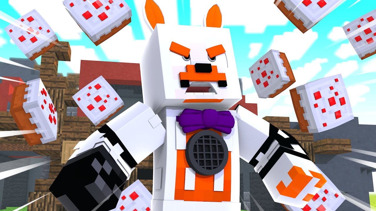 Lolbit Gets Angry In Party Games Minecraft Fnaf Roleplay Adventure ...