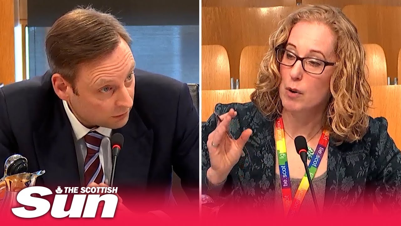 Tory MSP heard under breath saying 'Just answer the question' to Lorna ...
