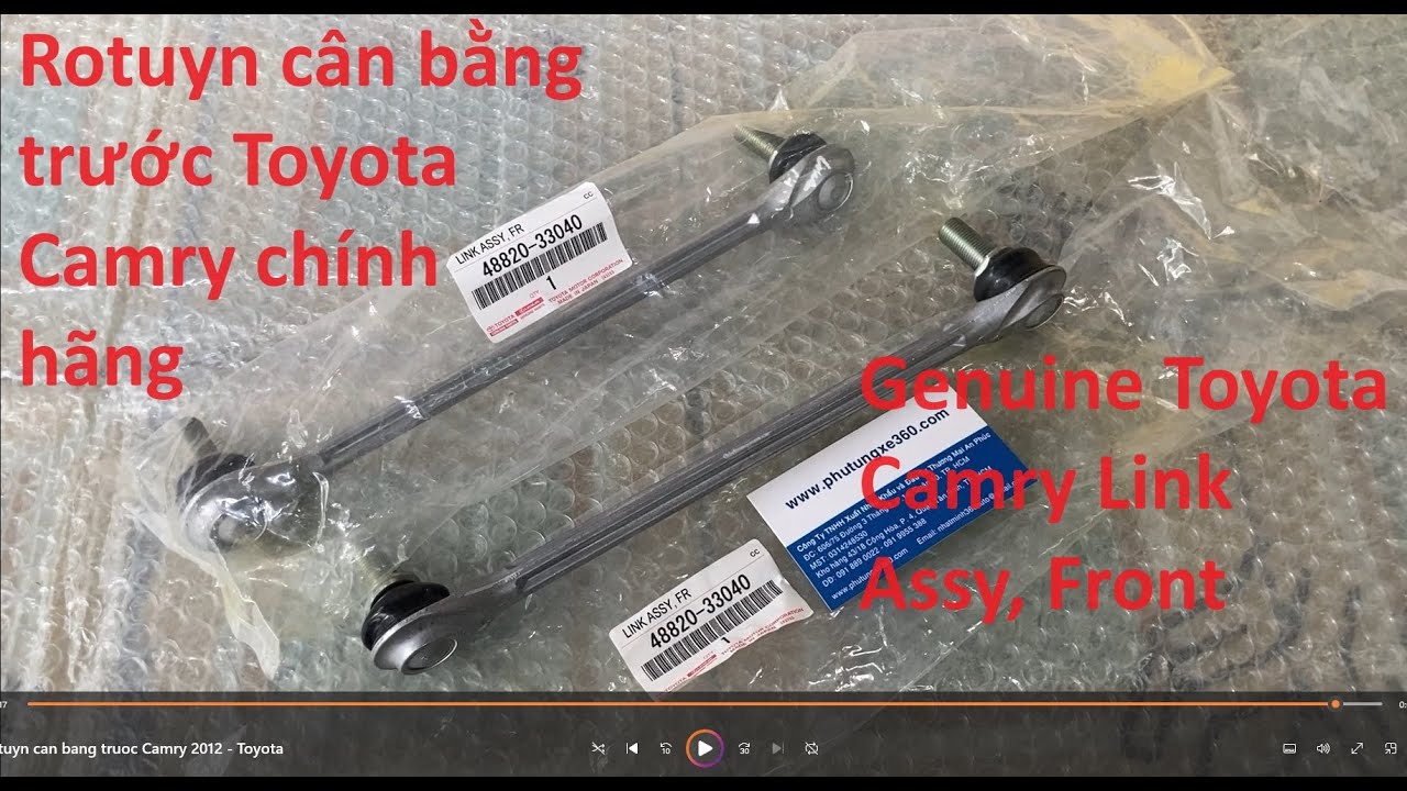Rotuyn cân bằng trước Camry chính hãng | Toyota 48820-33040 | Genuine ...