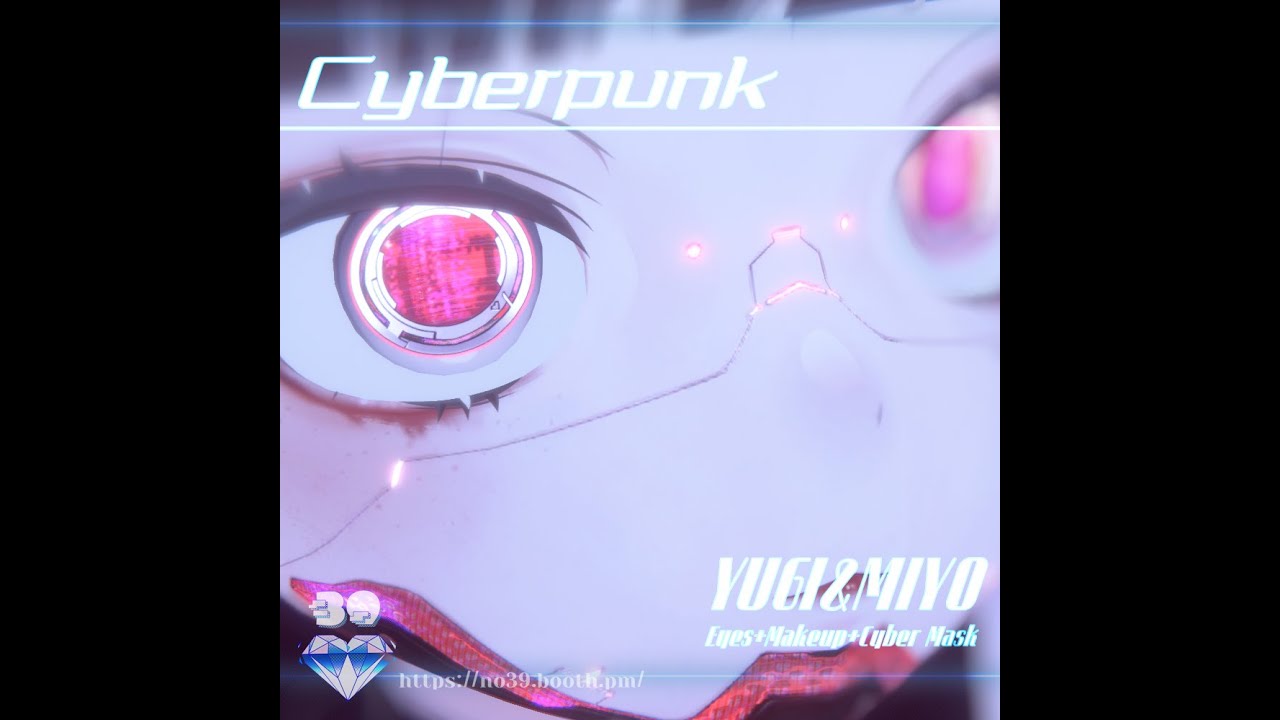 【YUGI&MIYO専用】Cyberpunk-Eyes+Makeup+Cyber Mask - YouTube