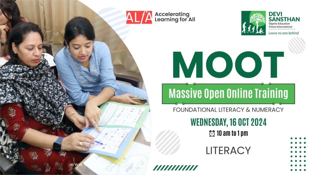MOOT | Massive Open Online Training | LITERACY | 16 OCT 2024 - YouTube