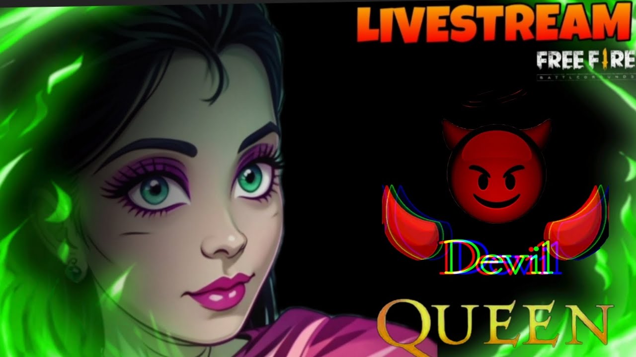 Devil Queen Army Girl Gamer On Live Join Live Chella Kuttys Free Fire ...