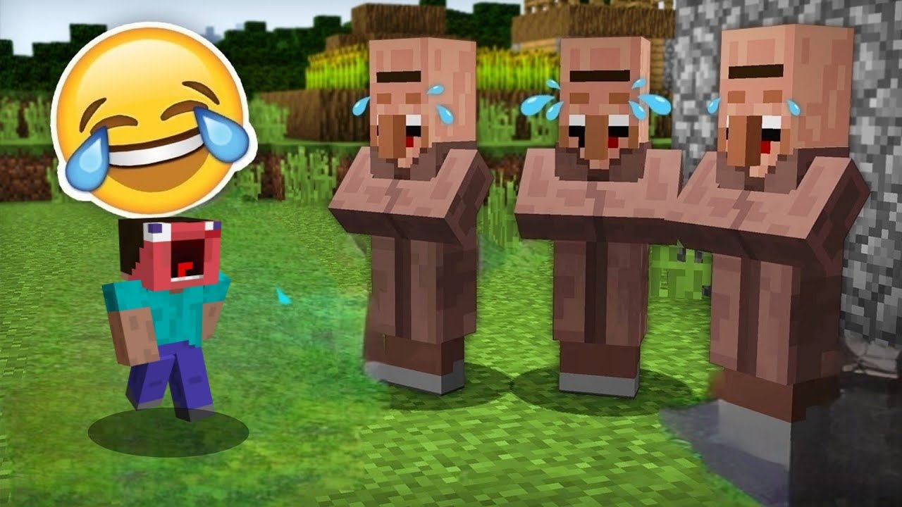 I Made Villager To Laugh🤣🤣(हिन्दी) AddictoCraft - YouTube