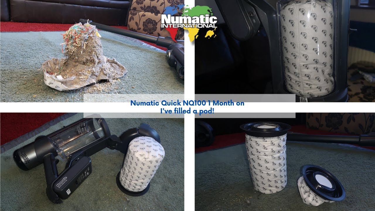 Numatic Quick NQ100 Update! The Pod is full... #cordlessvacuum #numatic ...