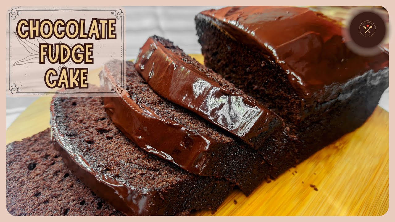 Chocolate Fudge Cake Recipe | Moist Chocolate Cake | Easy Chocolate ...