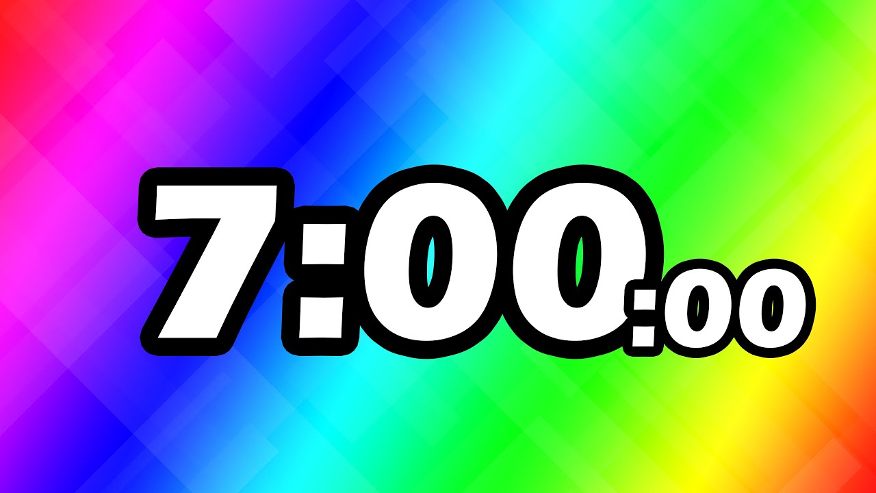7 Minute/420 Second TIMER Countdown - YouTube