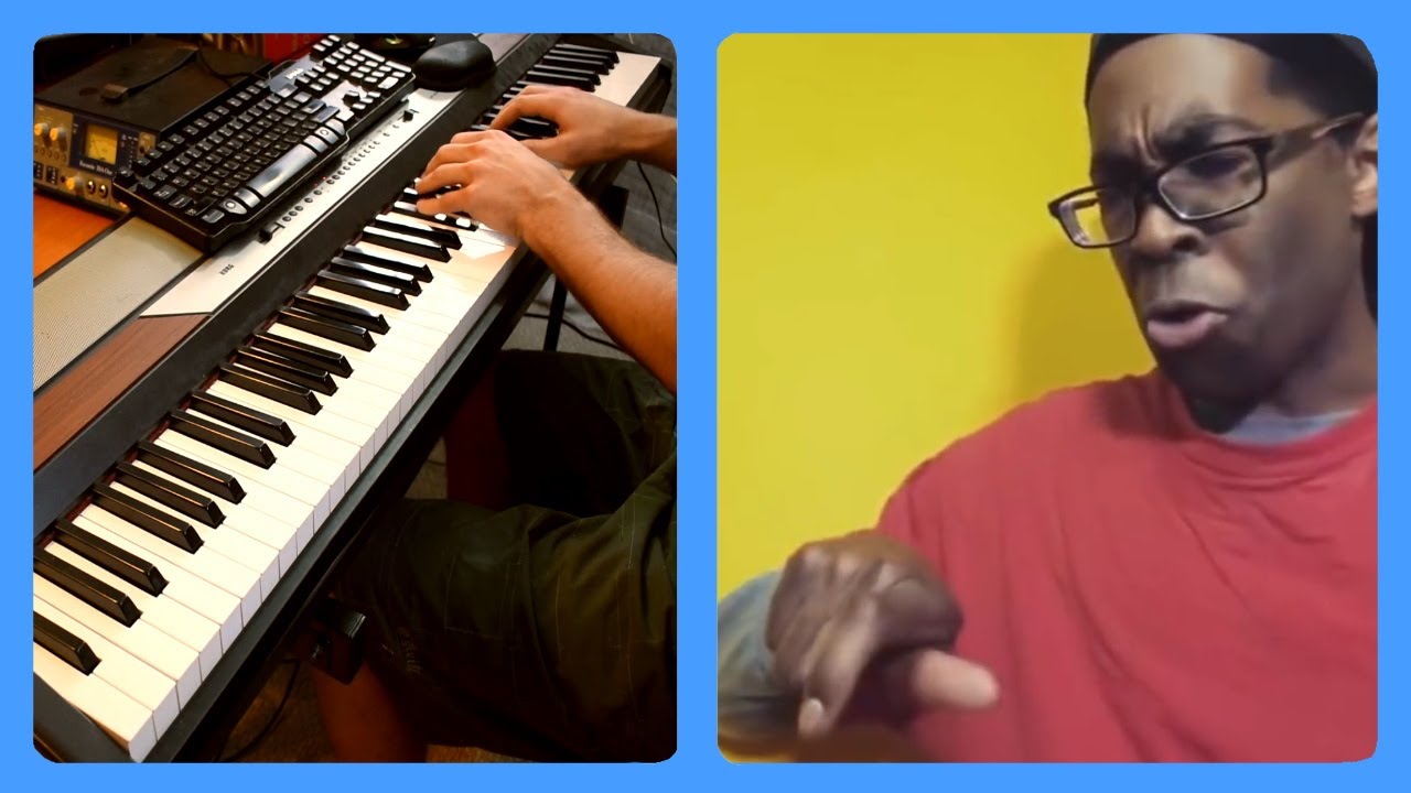 Verbal Ase's Tetris beatbox but the actual Tetris theme is being played ...