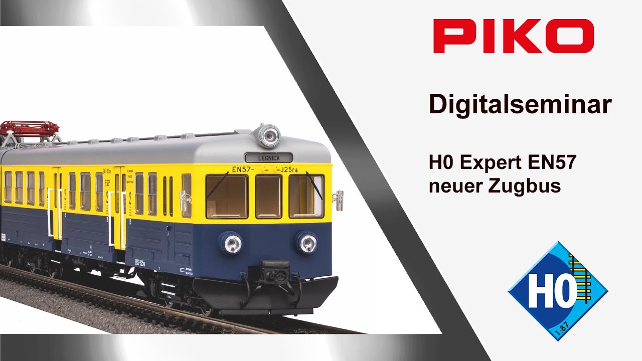 PIKO [D071] Digitalseminar H0 Expert E-Triebzug EN57 PKP - neuer Zugbus ...