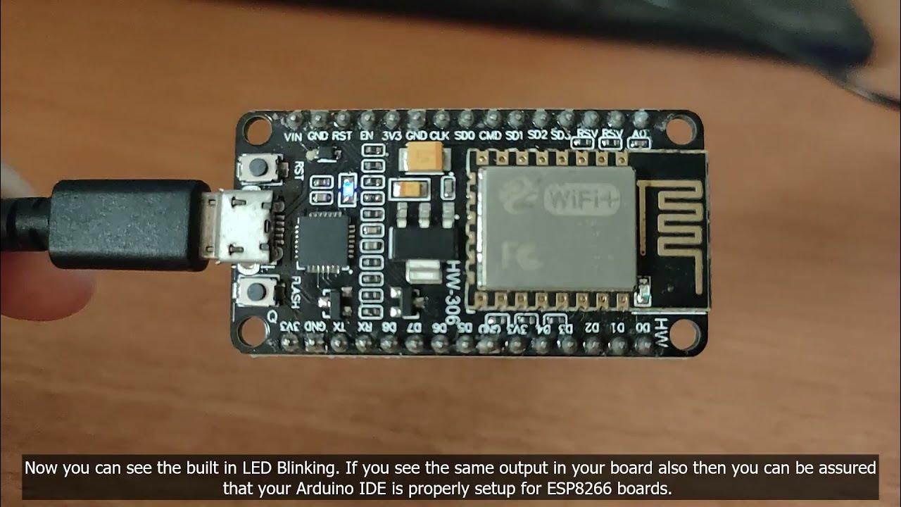 ESP8266 Arduino IDE Setup Tutorial - YouTube
