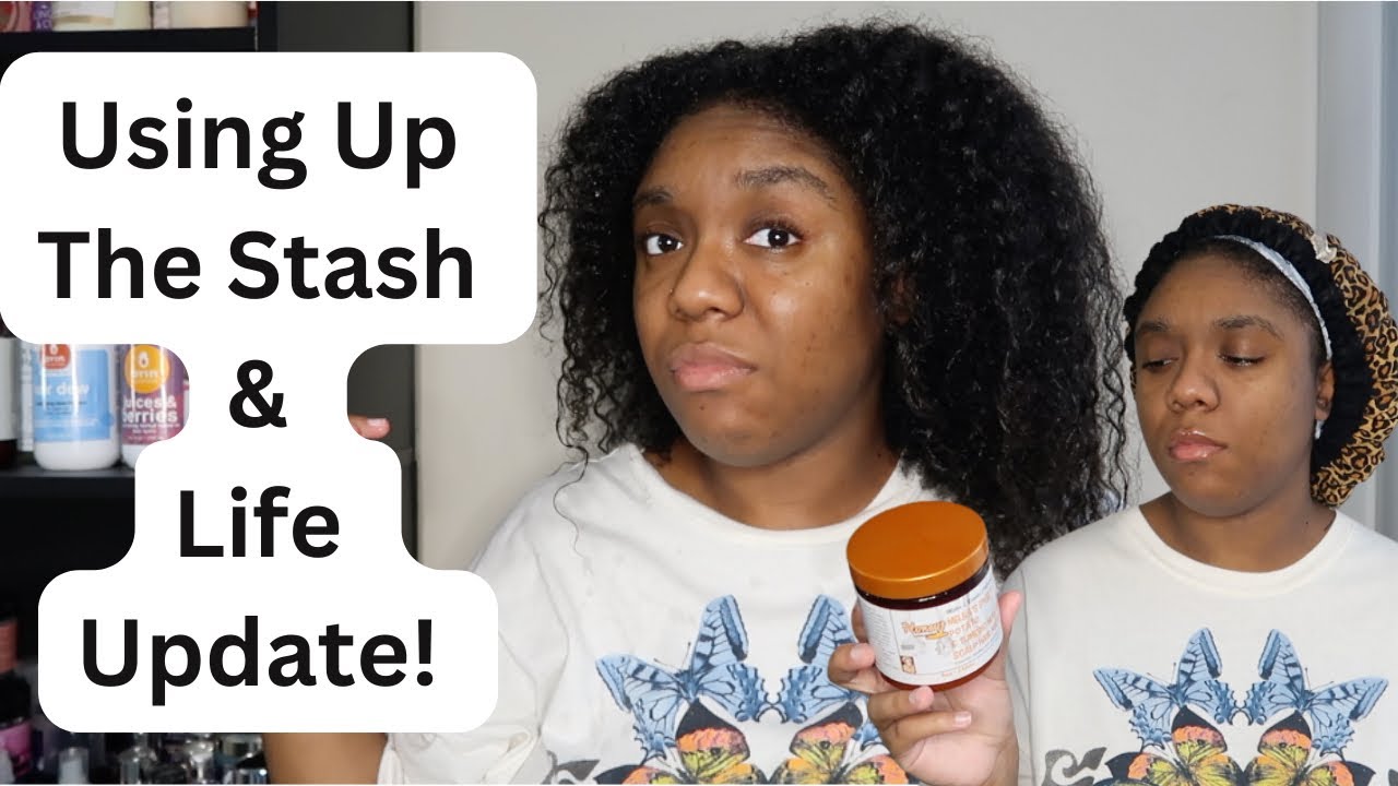 Using Up The Stash + Life Update | Honey's Handmade Sweet Potato Mask 🍠 ...